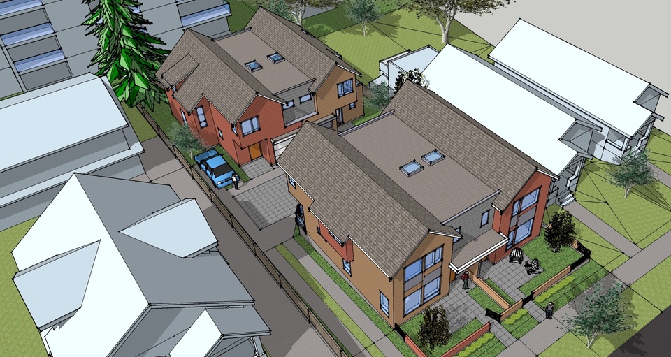 Architectural Projects - MIssing Middle Housing - James Kerr Architect